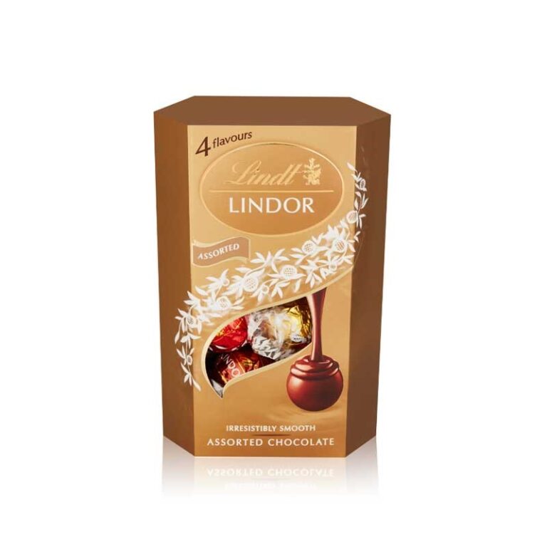 Lindt Lindor Assorted Chocolate Truffles Box 200g – Giftcellent