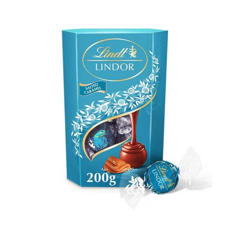 Lindt Lindor Salted Caramel Box, 200g – Giftcellent